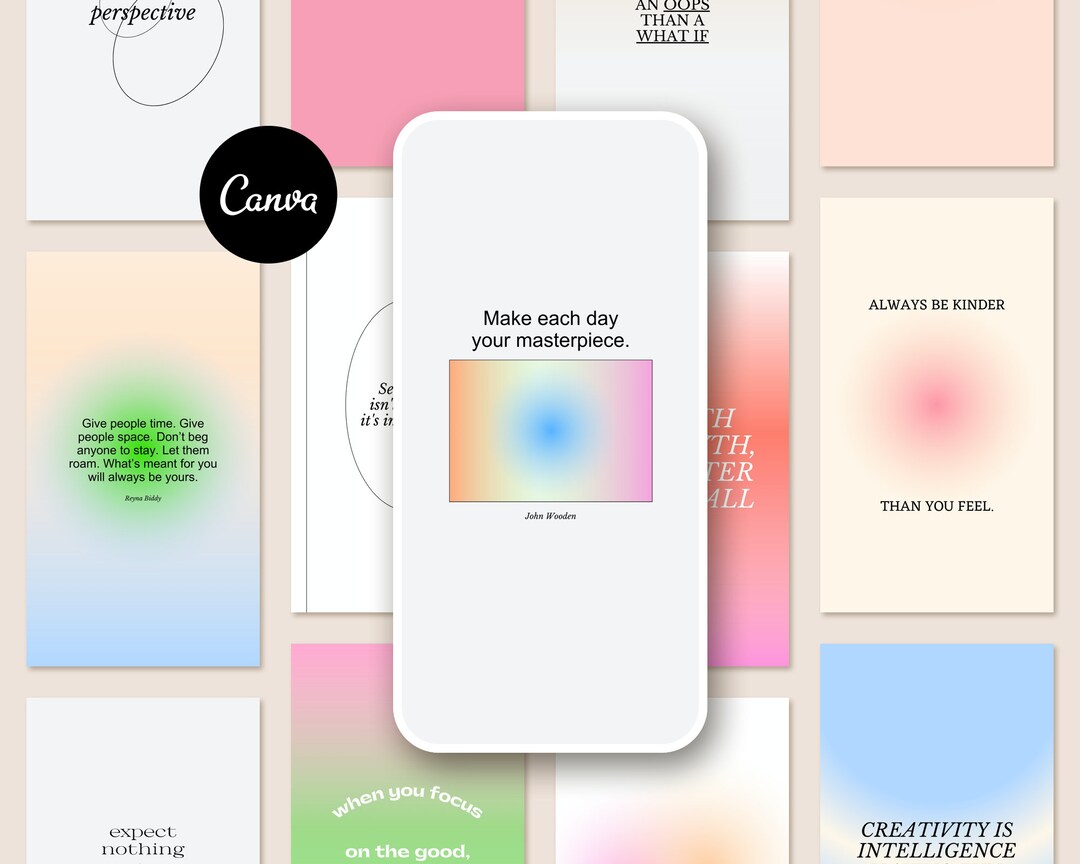 Instagram Posts Quotes. Gradient Background Texture. Inspirational ...