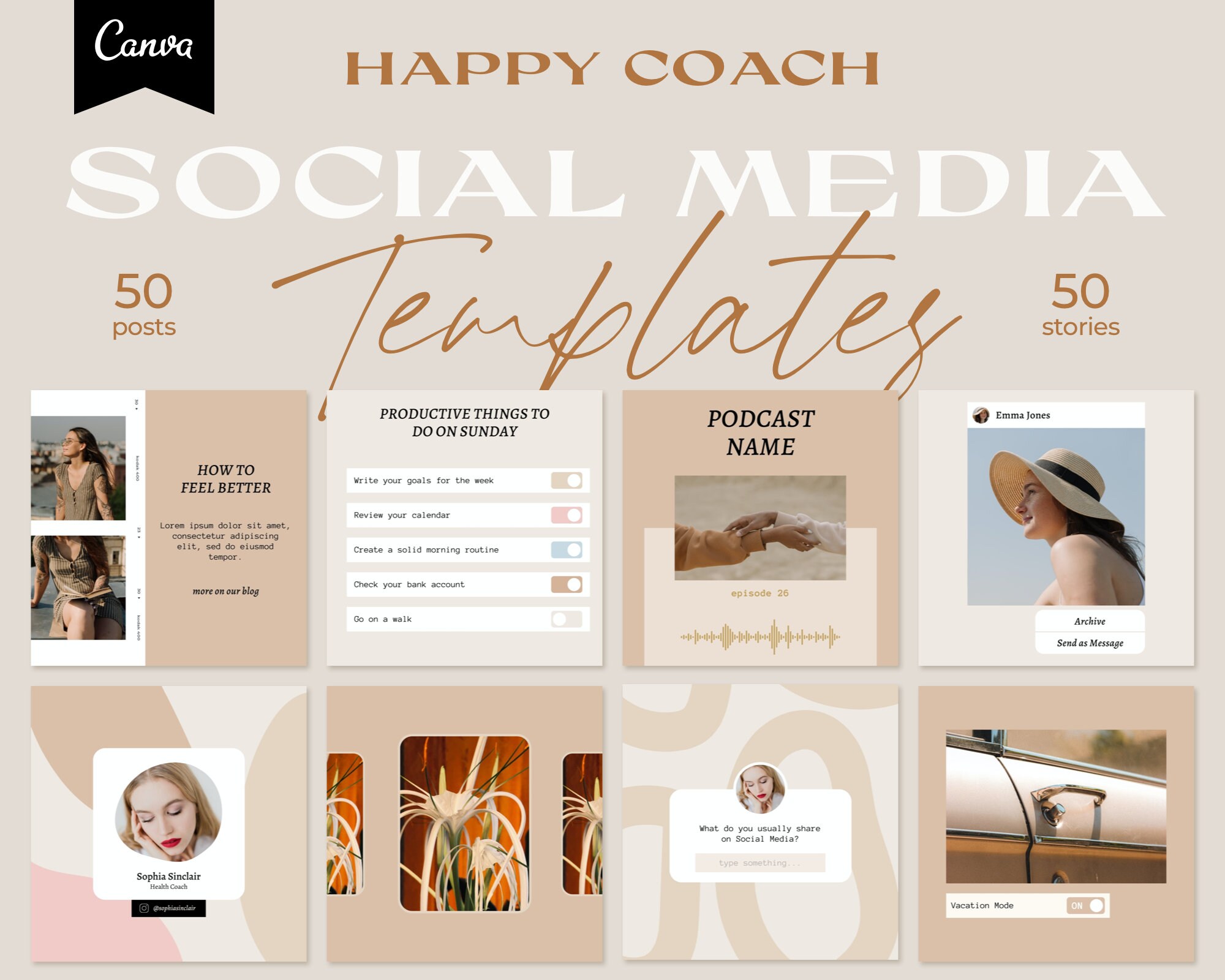 100 Instagram Templates. Blogger Template. Instagram Business | Etsy