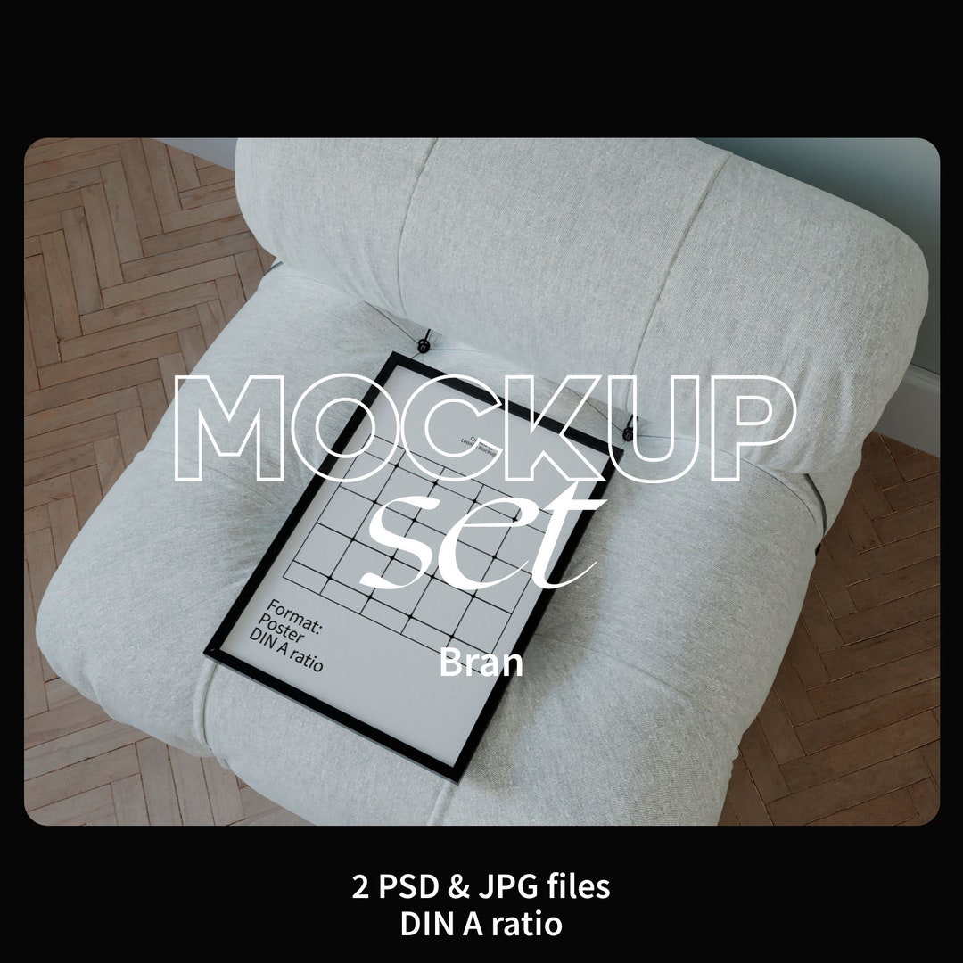 Frame Mockup Pack for Photoshop for Prints and Artwork. Frame PSD ...