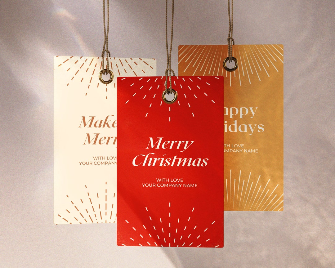 Christmas Tag Printable. 6 Christmas Label Templates. Tag Download ...