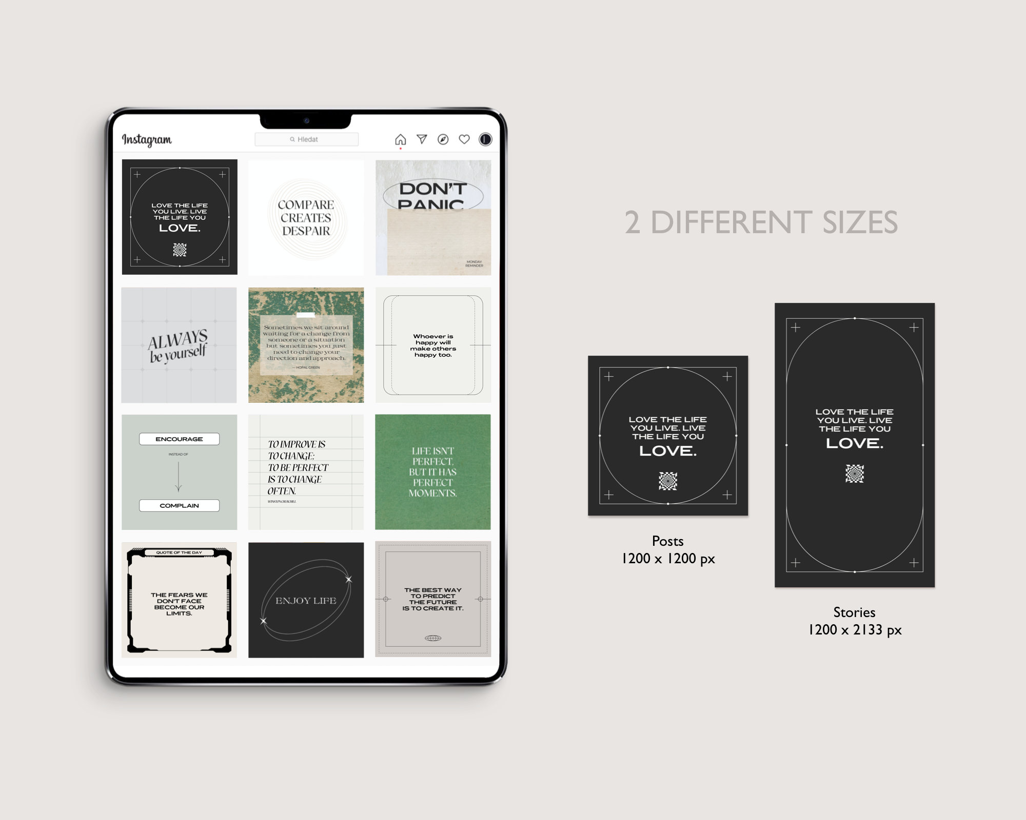 Social Media Quotes. Motivational Quotes for Instagram. Paper | Etsy