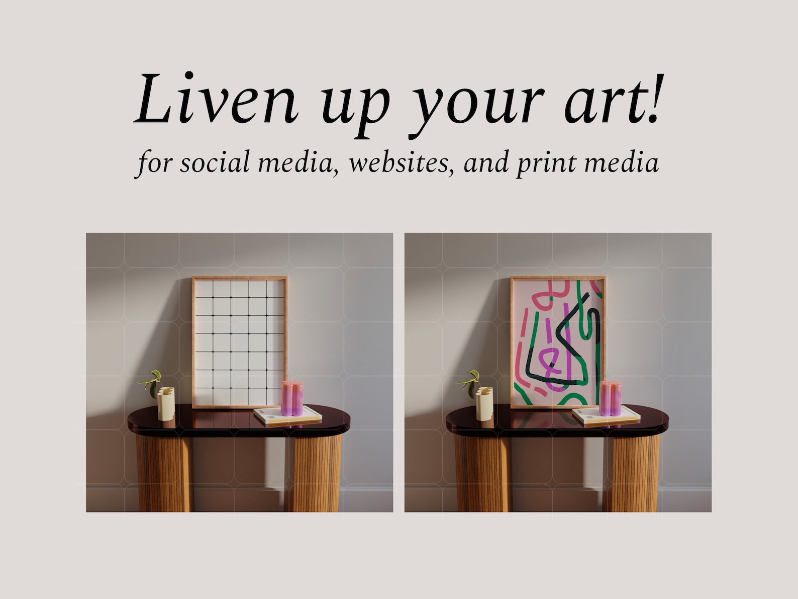 One Frame Mockup. Printable Poster Mockup. Vertical Frame Mock - Etsy