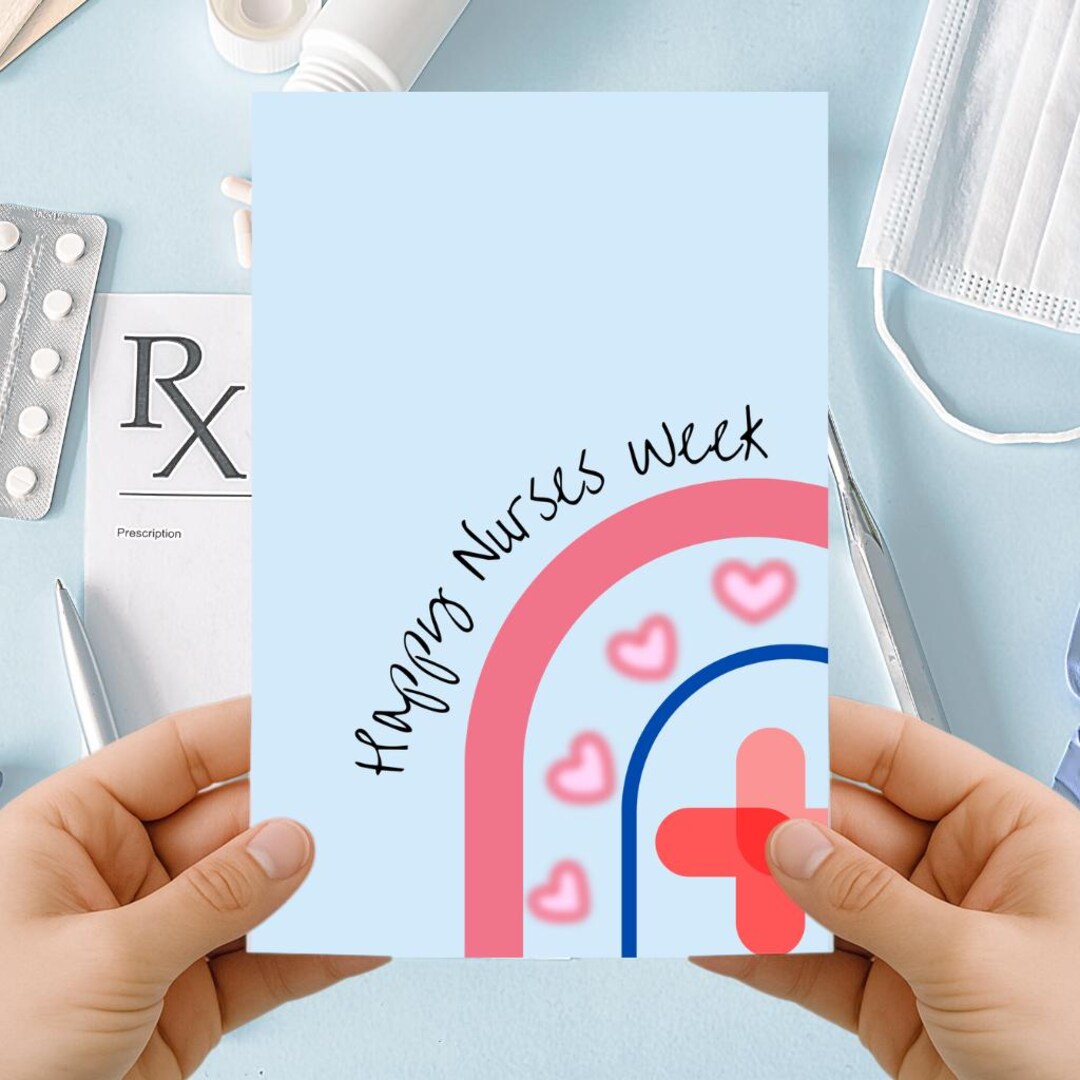 Happy Nurses Week Card Template - Etsy