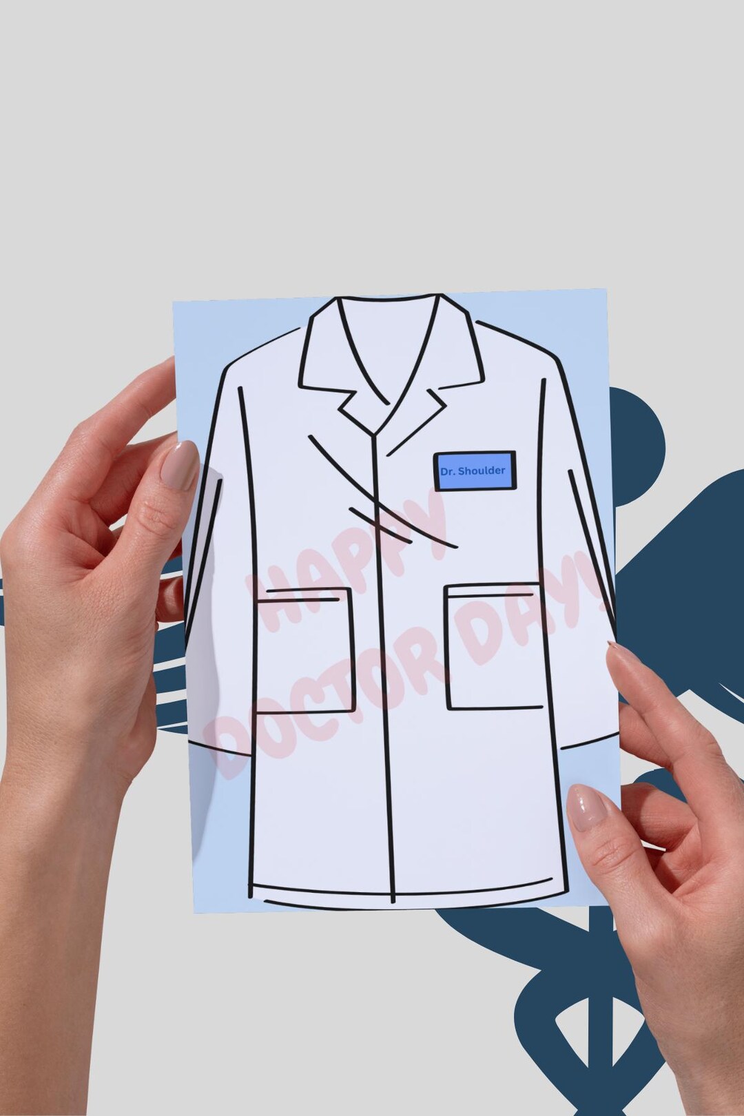 Happy Doctors Day Card Template - Etsy