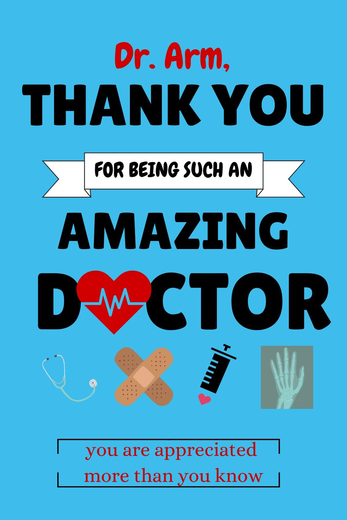 Happy Doctors Day Card Digital Edit - Etsy