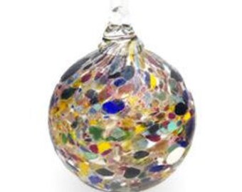Hand Blown Glass Bauble Decorative Glass Window Ornament - Etsy