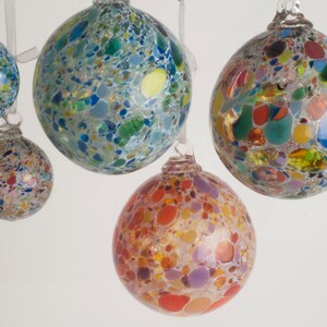 Hand Blown Glass Bauble, Decorative Glass, Window Ornament, Suncatcher ...