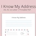 Address Kids Activity, Address Practice, Homeschool Planner, Printable ...