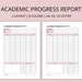 Homeschool Report Card Template, Homeschool Progress Report, Homeschool ...