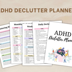 Adhd Mega Bundle Pack, All in One Adhd Planner, ADHD Productivity ...