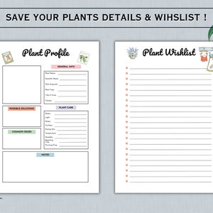 Houseplant Journal Printable, Plant Care Planner Tracker, Gardening ...