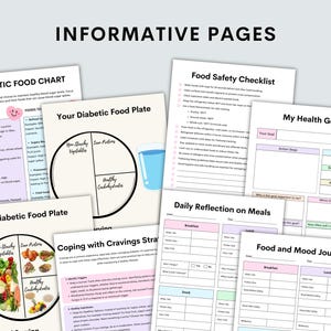Diabetes Meal Planner, Diabetic Food Chart, Blood Sugar Tracker ...