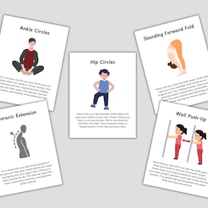 Somatic Psychotherapy Coping Skills Cards, Somatic Exercises for ...