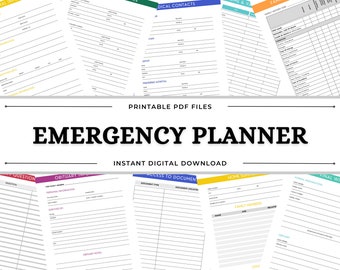 End of Life Planner Printable, Beneficiary Info, Last Wishes Planner, Estate Planning Binder ...
