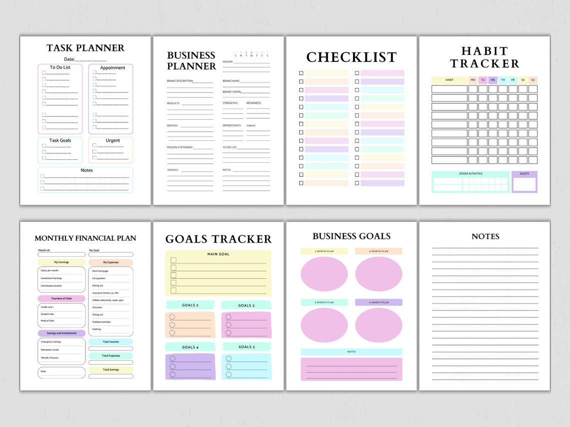 2024 Budget Planner Printable PDF, Financial Planner Printable, Finance ...