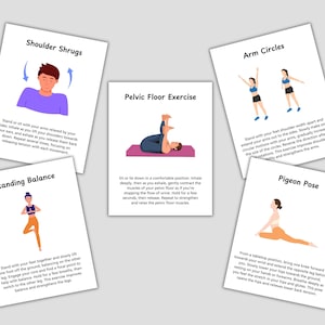 Somatic Psychotherapy Coping Skills Cards, Somatic Exercises for ...