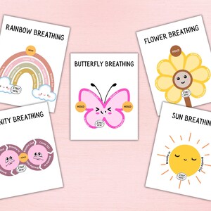 Mindfulness Breathing Cards for Kids, Mindful Breathing Activities ...