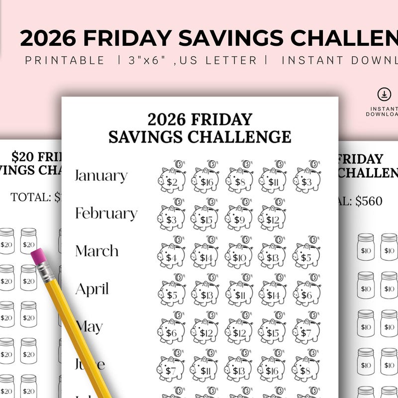 Fridays Money Challenge - Etsy