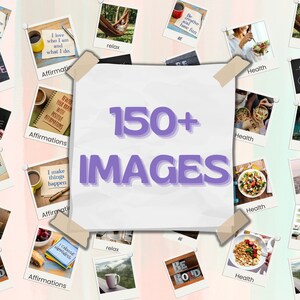 2023 Vision Board Template, Vision Board Kit 2023, Vision Board With ...