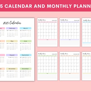 2025 Adhd Student Planner Printable, Study Planner Bundle, Adhd Study ...