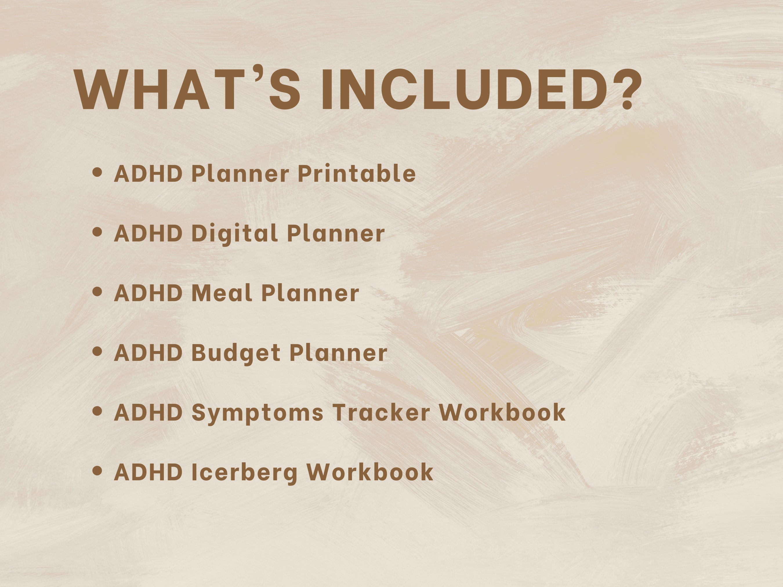 Adhd Mega Bundle Pack, All in One Adhd Planner, ADHD Productivity ...