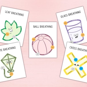 Mindfulness Breathing Cards for Kids, Mindful Breathing Activities ...