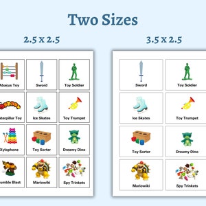 Editable Printable Toy Trofast Bin Storage Labels, Toy Storage Box ...