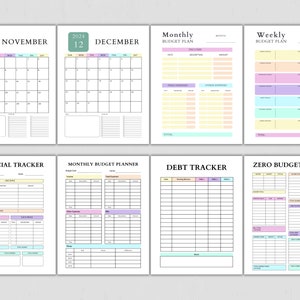 2024 Budget Planner Printable PDF, Financial Planner Printable, Finance ...