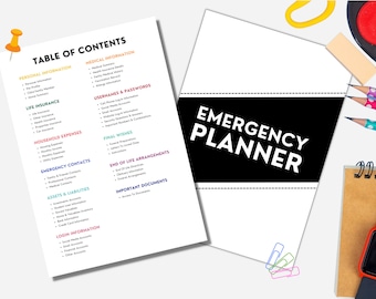 End of Life Planner Printable, Final Wishes, Last Will, Funeral Planner, Beneficiary Info ...
