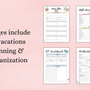 Editable Travel Planner Template,trip Itinerary Planner, Travel Journal ...