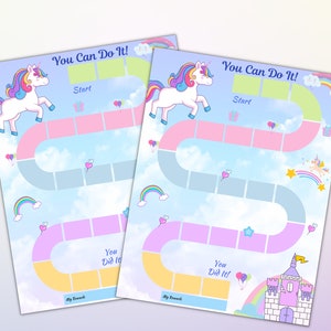 Unicorn Reward Chart, Unicorn Behavior Chart, Kids Routine Sticker ...