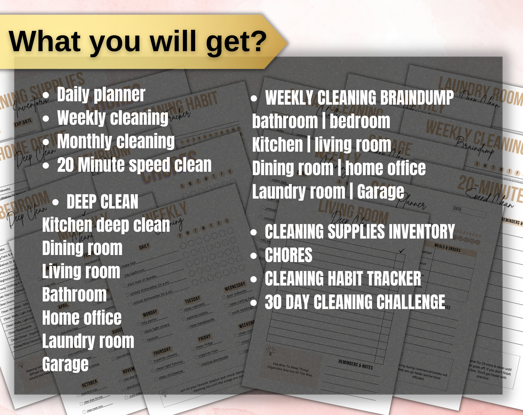 ADHD / Neurodivergent Cleaning Checklist Printable Adhd - Etsy