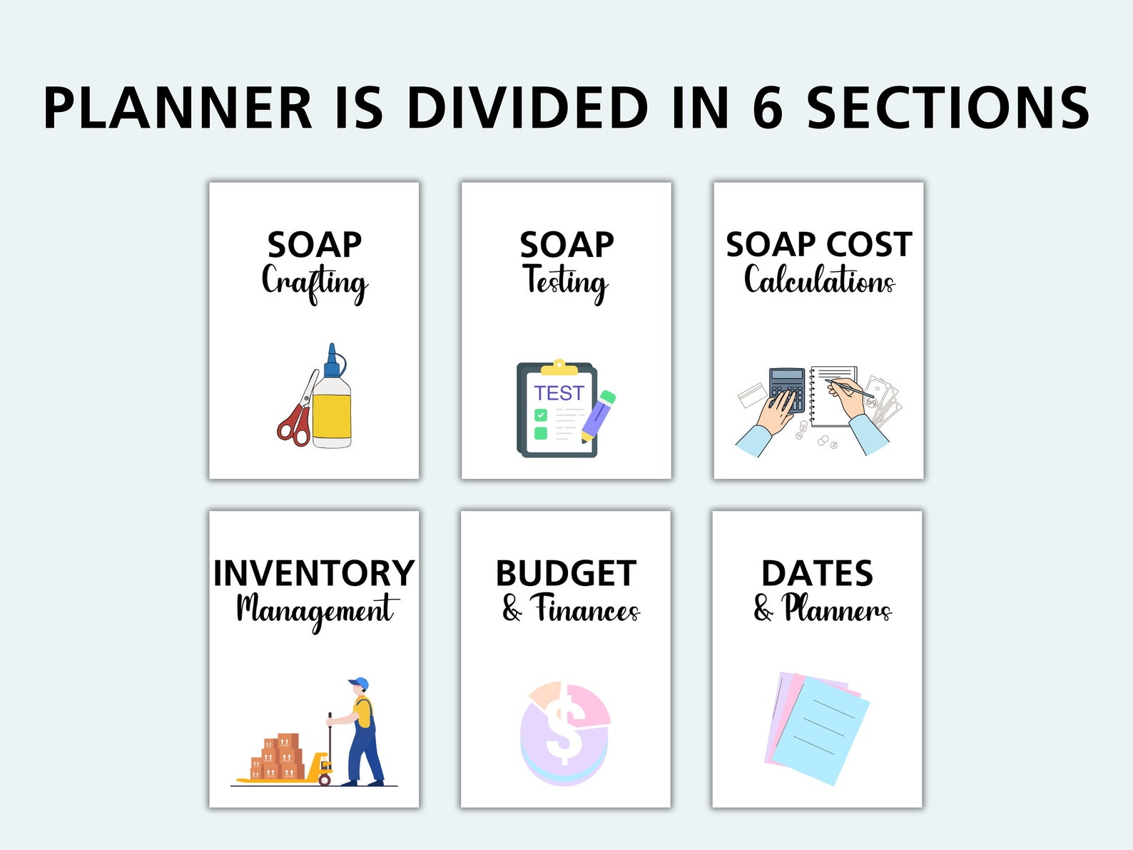 Soap Business Planner, Soap Making Business, Soap Recipe Sheet, Soap ...