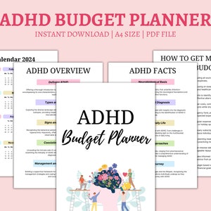 Adhd Budget Planner Printable, Easy Household Budget, Bi-weekly Budget ...