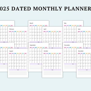 2025 Planner Printable | Ultimate All-in-one Planner PDF | Daily ...