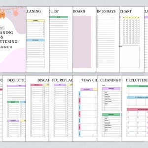 Declutter Planner, Declutter Checklist, Adhd Cleaning Checklist ...