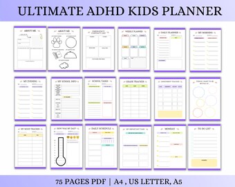 ADHD Daily Planner - Etsy