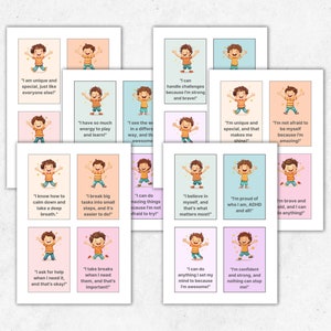 ADHD Strength Cards, Executive Functioning, Social Emotional Learning ...