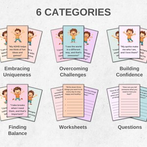 ADHD Strength Cards, Executive Functioning, Social Emotional Learning ...