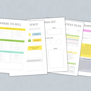 Handmade Business Planner Printable, Small Business Planner Printable ...