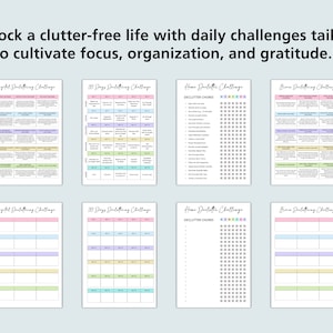 Adhd Declutter Planner, Declutter Checklist, Adhd Declutter Challenge, Declutter Guide ...