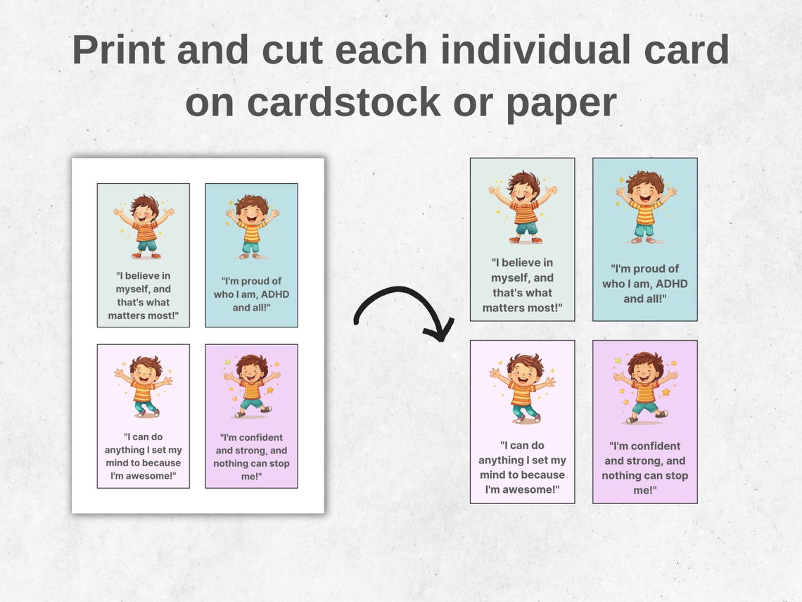 ADHD Strength Cards, Executive Functioning, Social Emotional Learning ...