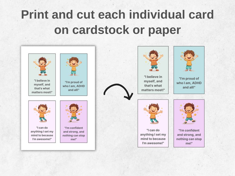ADHD Strength Cards, Executive Functioning, Social Emotional Learning ...