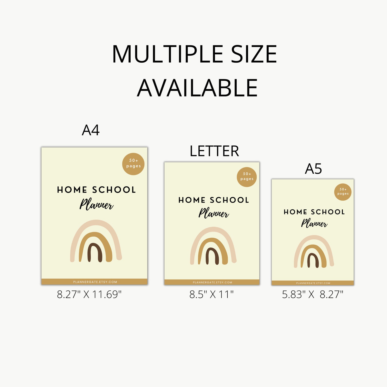 Boho Homeschool Planner Printable Lesson Planner Homeschool - Etsy