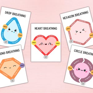 Mindfulness Breathing Cards for Kids, Mindful Breathing Activities ...