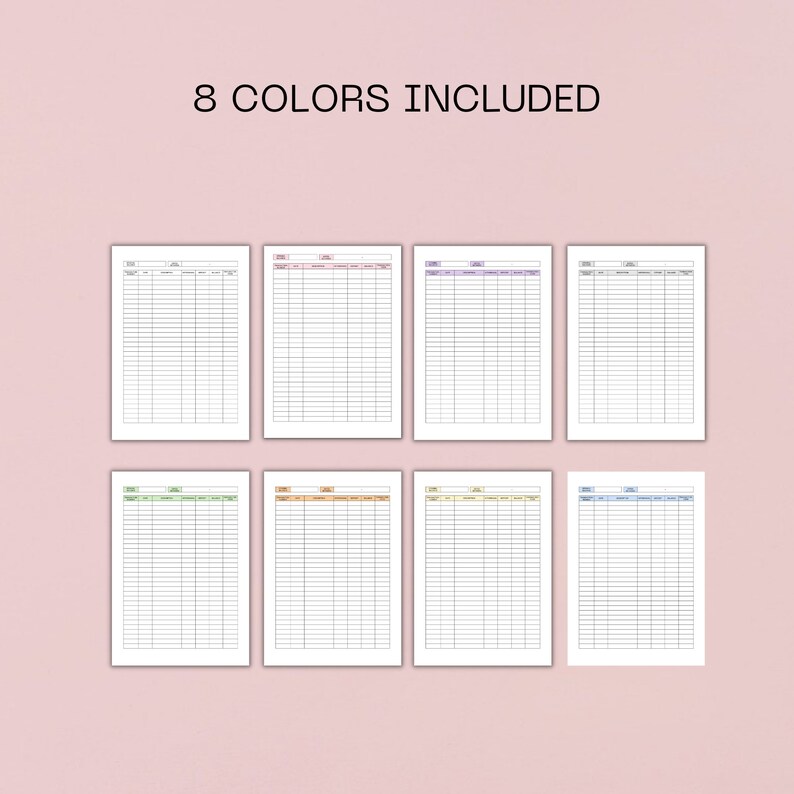 Checkbook Balance Log Printable Checkbook Register Check - Etsy