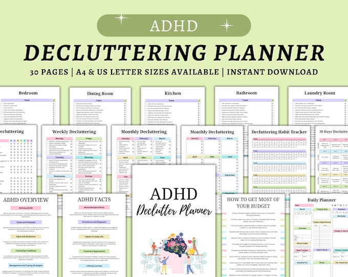 Decluttering Checklist, Printable Home Decluttering Checklist ...