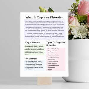Cognitive Distortion Worksheets Printable, Mental Filtering ...