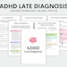 ADHD Late Diagnosis Therapy Worksheets, Adhd Planner Adult, Overcome ...