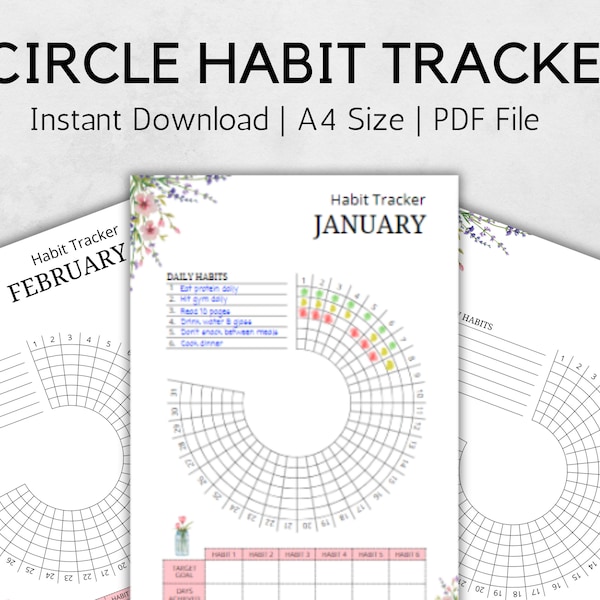 Circle Tracker - Etsy